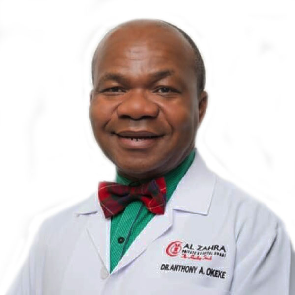 Dr. Anthony Okeke - Al Zahra Hospital Dubai
